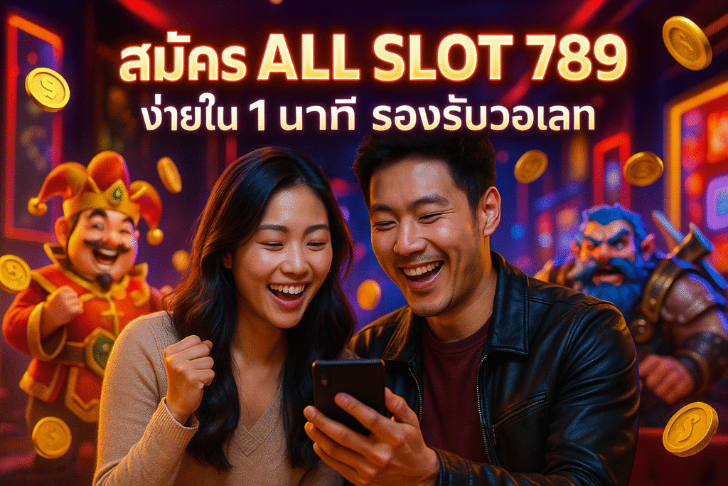 ALL SLOT 789 เว็บคาสิโนออนไลน์ สล็อต บาคาร่า ยิงปลา ครบวงจร