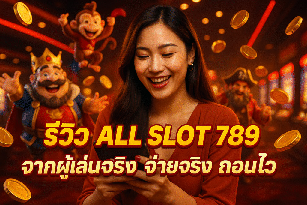 ALL SLOT 789 เว็บคาสิโนออนไลน์ สล็อต บาคาร่า ยิงปลา ครบวงจร