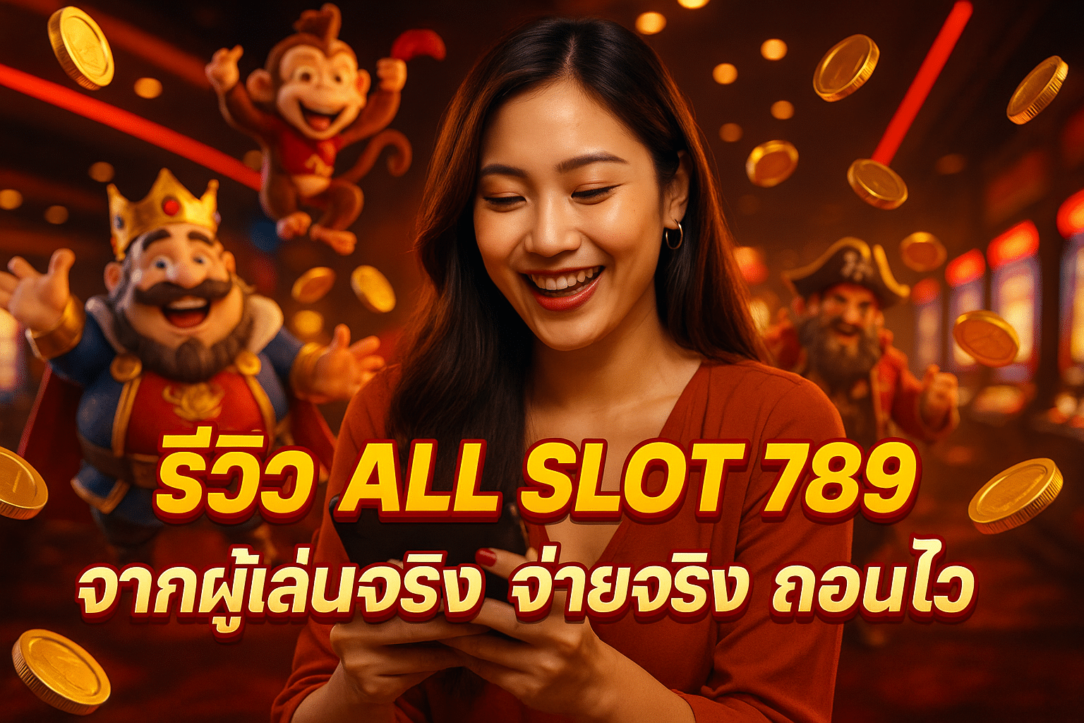 ALL SLOT 789 เว็บคาสิโนออนไลน์ สล็อต บาคาร่า ยิงปลา ครบวงจร